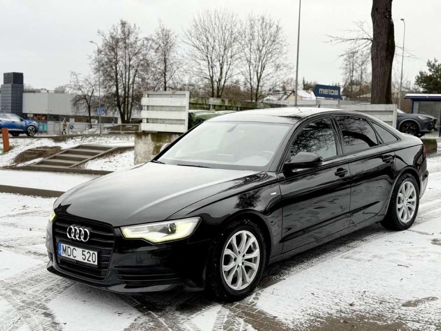 Black Audi A6 2012 in Vilnius, with an engine capacity of 3.00 L and mileage of 290 thousand km for 8400 €, photo 1 on AUTOMOTO.COM.LV