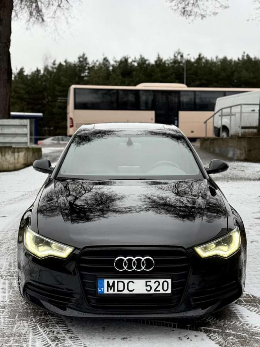 Black Audi A6 2012 in Vilnius, with an engine capacity of 3.00 L and mileage of 293 thousand km for 8400 €, photo 3 on AUTOMOTO.COM.LV