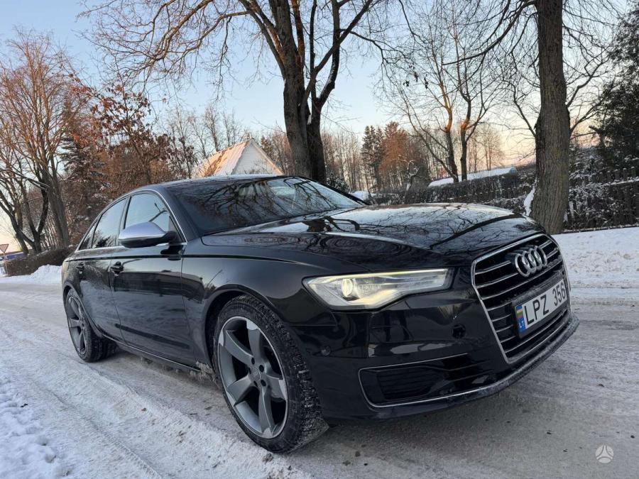 Black Audi A6 2012 in Kaunas, with an engine capacity of 2.77 L and mileage of 215 thousand km for 6650 €, photo 4 on AUTOMOTO.COM.LV