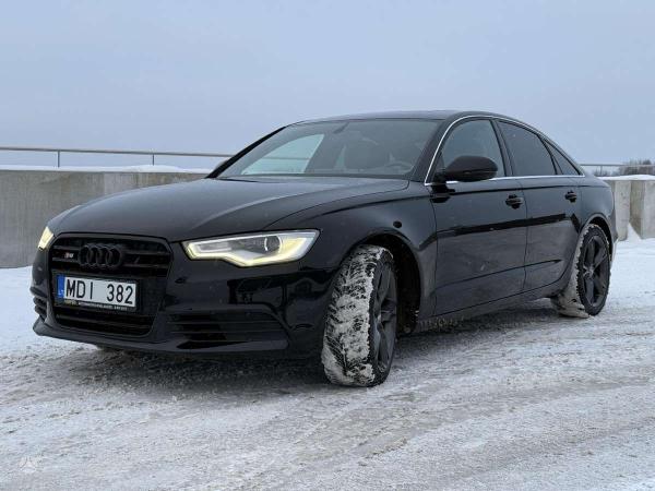 Black Audi A6 2012 in Vilnius, with an engine capacity of 3.00 L and mileage of 366 thousand km for 8900 €, photo 1 on AUTOMOTO.COM.LV