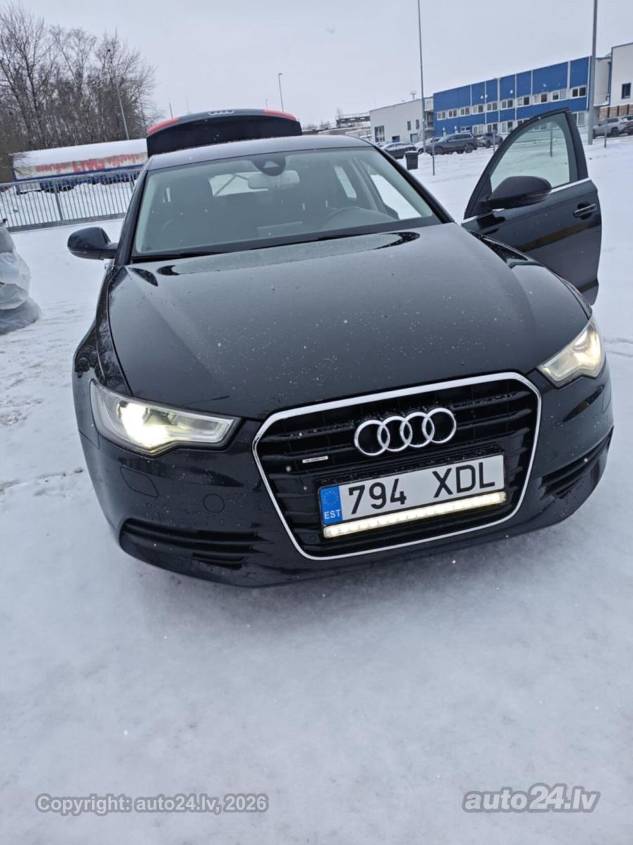 Black Audi A6 2012 in Tallinn, with an engine capacity of 2.80 L and mileage of 267 thousand km for 9800 €, photo 5 on AUTOMOTO.COM.LV