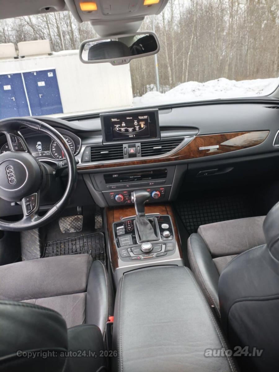 Black Audi A6 2012 in Tallinn, with an engine capacity of 2.80 L and mileage of 267 thousand km for 9800 €, photo 7 on AUTOMOTO.COM.LV
