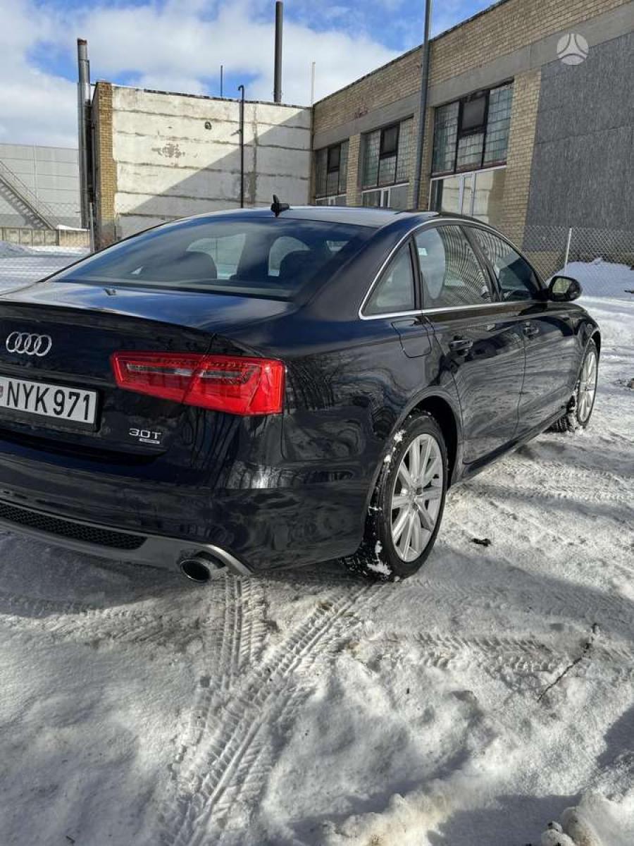 Black Audi A6 2012 in Siauliai, with an engine capacity of 3.00 L and mileage of 170 thousand km for 10500 €, photo 9 on AUTOMOTO.COM.LV