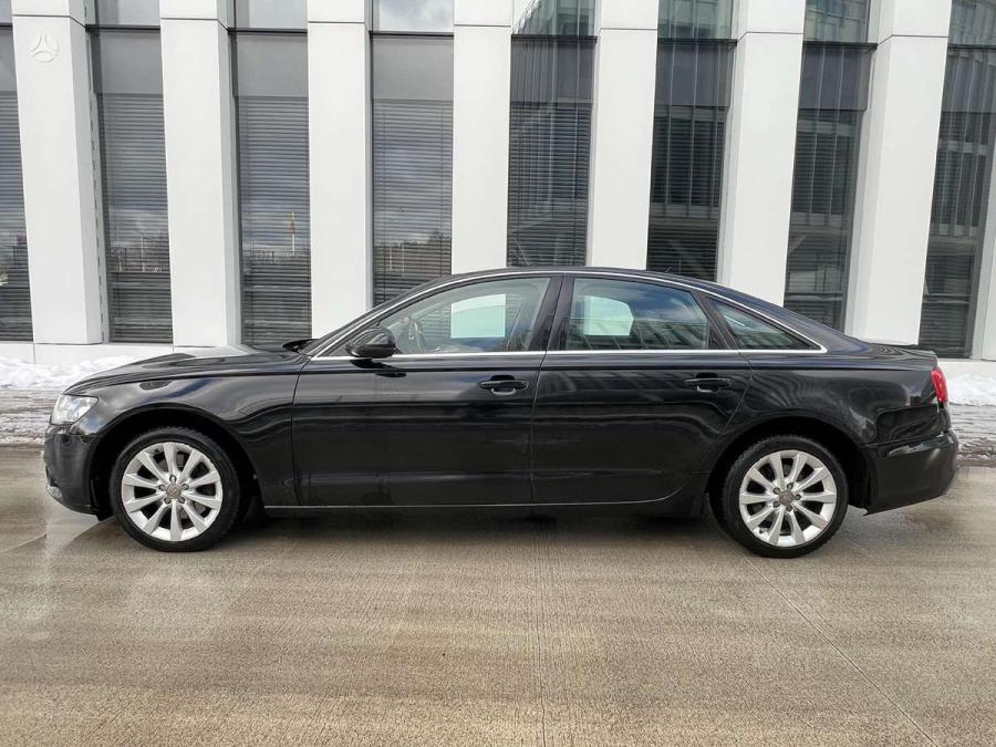 Black Audi A6 2012 in Vilnius, with an engine capacity of 1.97 L and mileage of 214 thousand km for 3150 €, photo 6 on AUTOMOTO.COM.LV