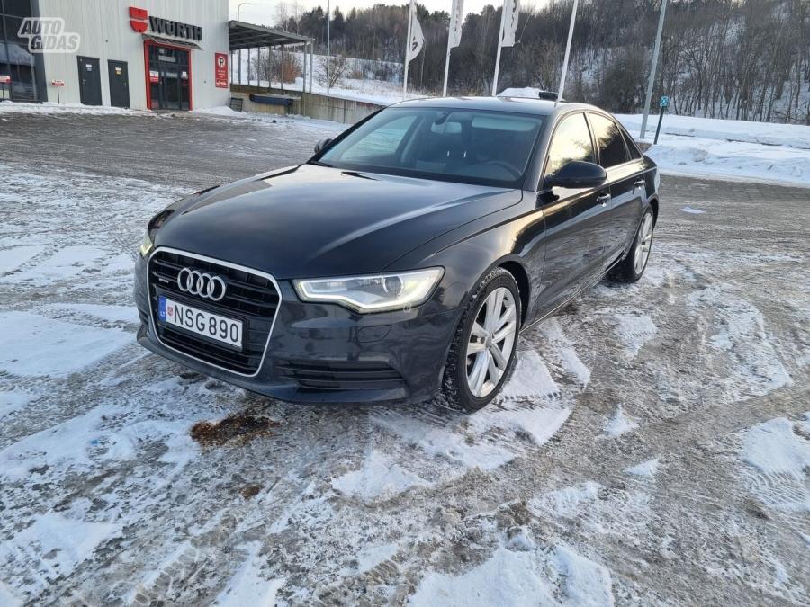Black Audi A6 2012 in Vilnius, with an engine capacity of 3.00 L and mileage of 277 thousand km for 9700 €, photo 1 on AUTOMOTO.COM.LV