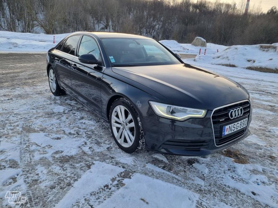 Black Audi A6 2012 in Vilnius, with an engine capacity of 3.00 L and mileage of 277 thousand km for 9700 €, photo 4 on AUTOMOTO.COM.LV