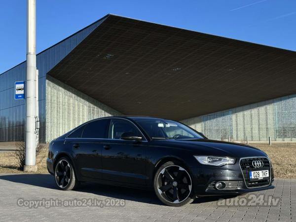 Black Audi A6 2012 in Tartu, with an engine capacity of 3.00 L and mileage of 212 thousand km for 15200 €, photo 3 on AUTOMOTO.COM.LV