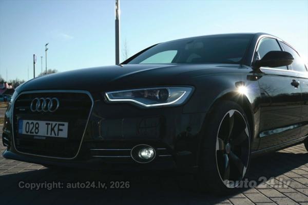 Black Audi A6 2012 in Tartu, with an engine capacity of 3.00 L and mileage of 212 thousand km for 15200 €, photo 4 on AUTOMOTO.COM.LV