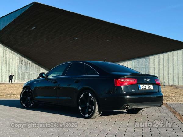 Black Audi A6 2012 in Tartu, with an engine capacity of 3.00 L and mileage of 212 thousand km for 15200 €, photo 6 on AUTOMOTO.COM.LV
