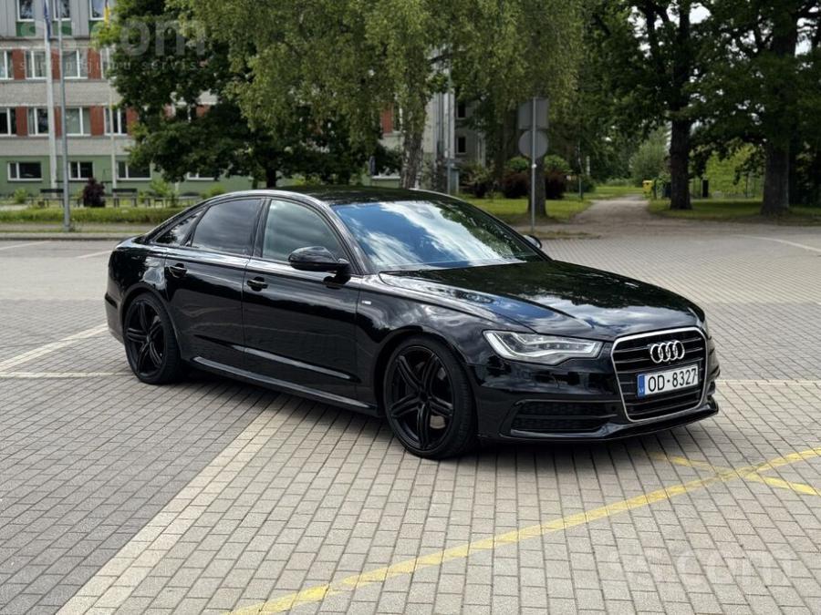 Black Audi A6 2012 in Jelgava, with an engine capacity of 3.00 L and mileage of 337 thousand km for 14300 €, photo 1 on AUTOMOTO.COM.LV