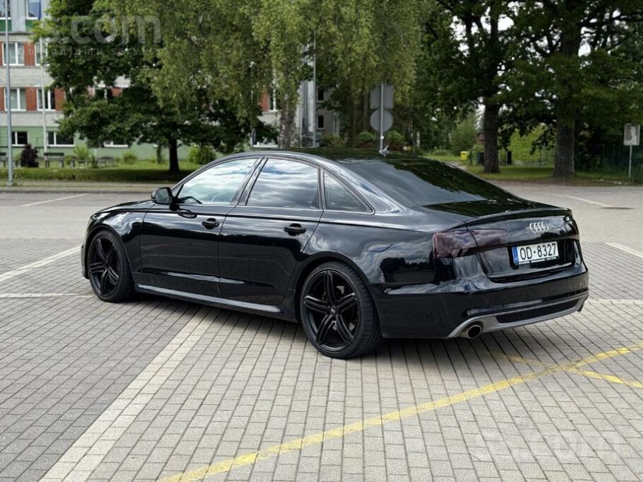 Black Audi A6 2012 in Jelgava, with an engine capacity of 3.00 L and mileage of 337 thousand km for 14300 €, photo 2 on AUTOMOTO.COM.LV