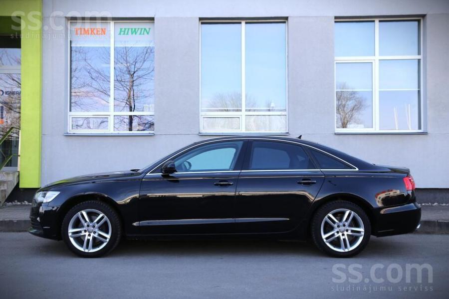 Black Audi A6 2012 in Riga, with an engine capacity of 3.00 L and mileage of 302 thousand km for 8495 €, photo 3 on AUTOMOTO.COM.LV