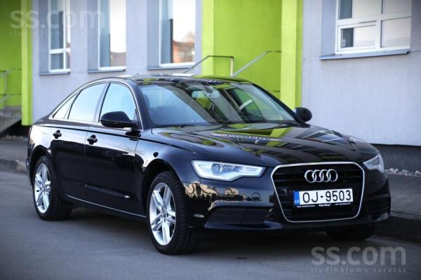 Black Audi A6 2012 in Riga, with an engine capacity of 3.00 L and mileage of 302 thousand km for 8495 €, photo 4 on AUTOMOTO.COM.LV