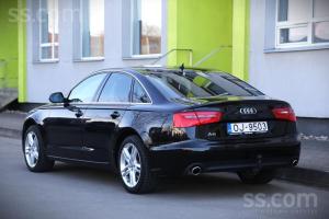 Black Audi A6 2012 in Riga, with an engine capacity of 3.00 L and mileage of 302 thousand km for 8495 €, photo 7 on AUTOMOTO.COM.LV