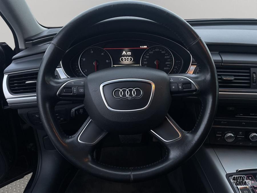Melns Audi A6 2012 Viļņa, ar dzinēja tilpumu 3.00 L un nobraukumu 322 tūkst. km par 6399 €, foto 15 vietnē AUTOMOTO.COM.LV