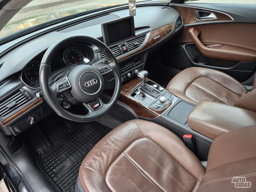 Melns Audi A6 2012 Šauļi, ar dzinēja tilpumu 3.00 L un nobraukumu 294 tūkst. km par 8800 €, foto 10 vietnē AUTOMOTO.COM.LV
