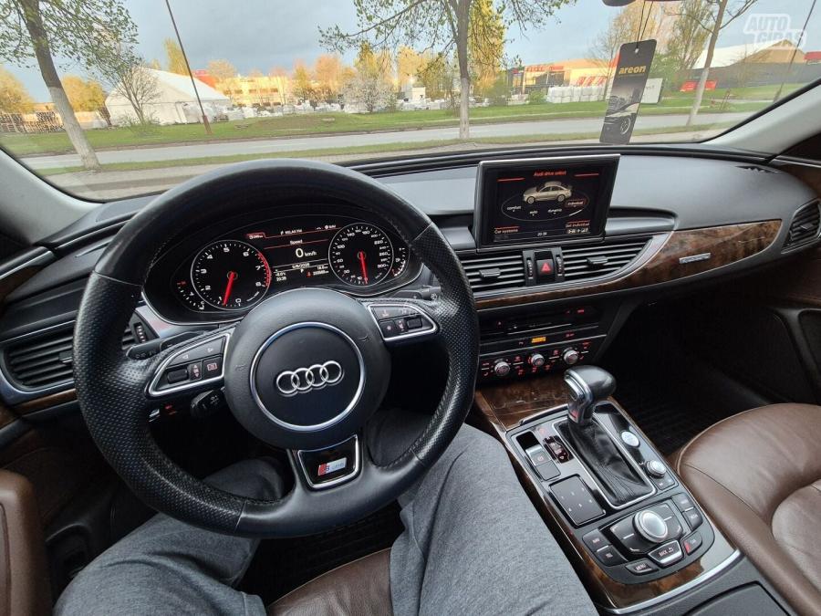 Melns Audi A6 2012 Šauļi, ar dzinēja tilpumu 3.00 L un nobraukumu 294 tūkst. km par 8800 €, foto 11 vietnē AUTOMOTO.COM.LV