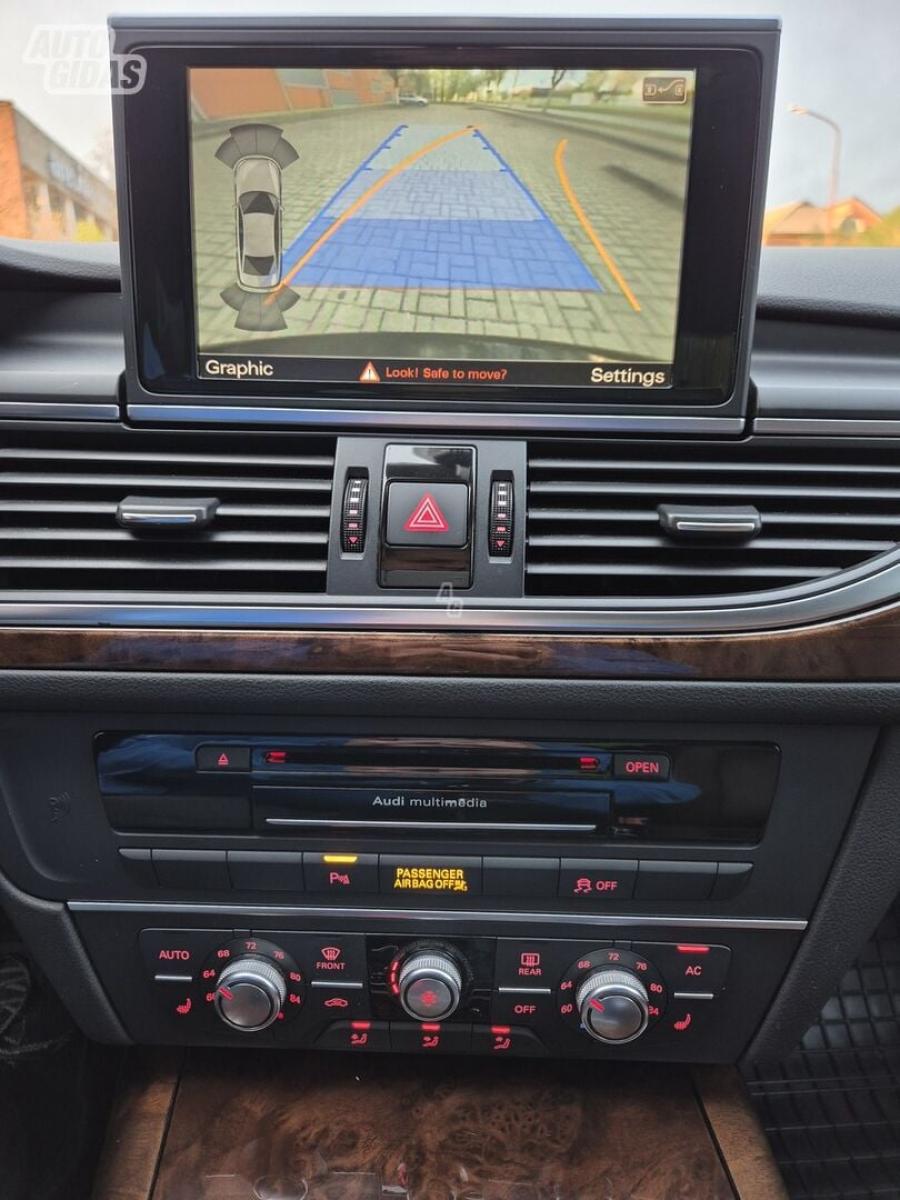 Melns Audi A6 2012 Šauļi, ar dzinēja tilpumu 3.00 L un nobraukumu 294 tūkst. km par 8800 €, foto 12 vietnē AUTOMOTO.COM.LV