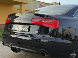 Black Audi A6 2012 in Kaisiadorys, with an engine capacity of 3.00 L and mileage of 310 thousand km for 8300 €, photo 11 on AUTOMOTO.COM.LV