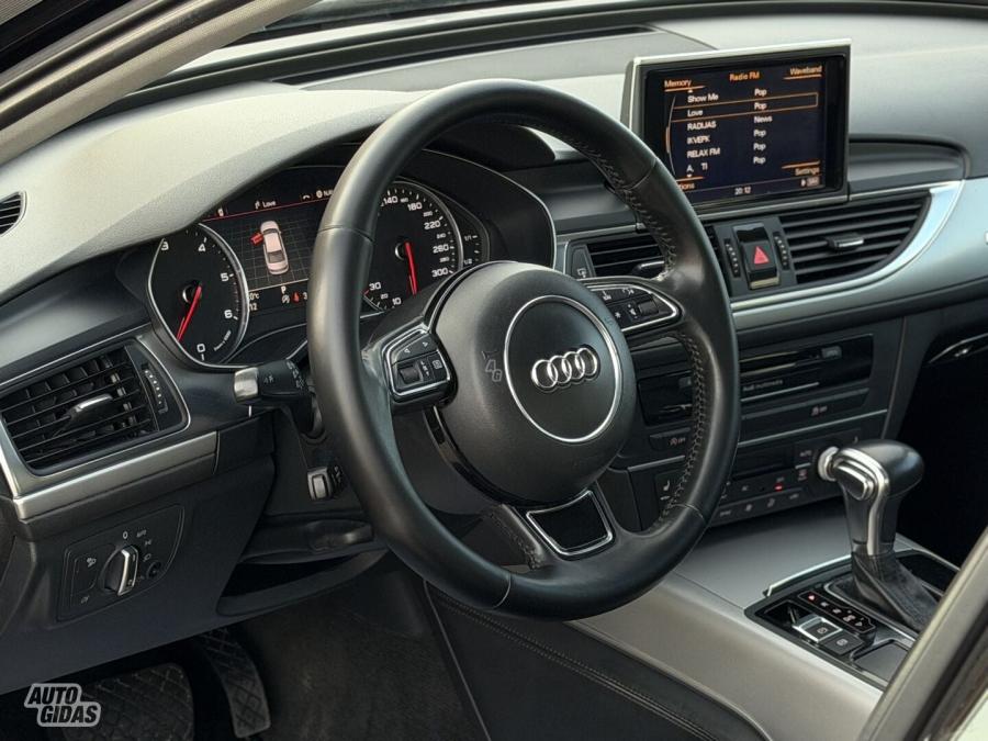 Black Audi A6 2012 in Kaisiadorys, with an engine capacity of 3.00 L and mileage of 310 thousand km for 8300 €, photo 17 on AUTOMOTO.COM.LV
