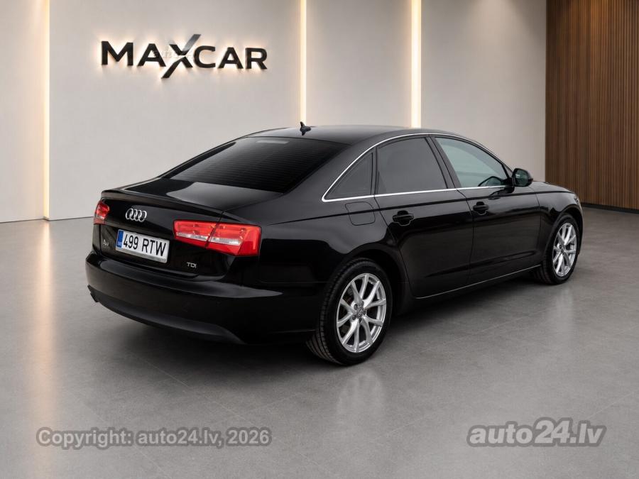Black Audi A6 2012 in Tallinn, with an engine capacity of 2.00 L and mileage of 199 thousand km for 7999 €, photo 6 on AUTOMOTO.COM.LV