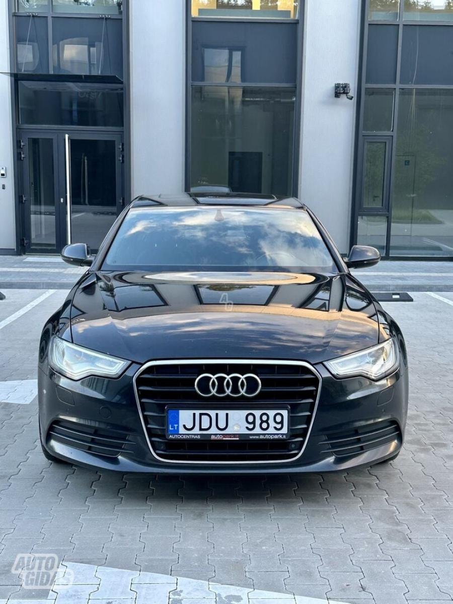 Melns Audi A6 2012 Viļņa, ar dzinēja tilpumu 3.00 L un nobraukumu 37 tūkst. km par 5600 €, foto 1 vietnē AUTOMOTO.COM.LV