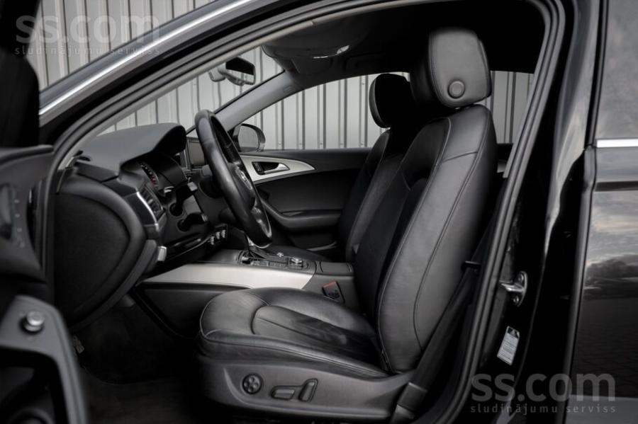 Black Audi A6 2012 in Talsi, with an engine capacity of 3.00 L and mileage of 300 thousand km for 9950 €, photo 10 on AUTOMOTO.COM.LV