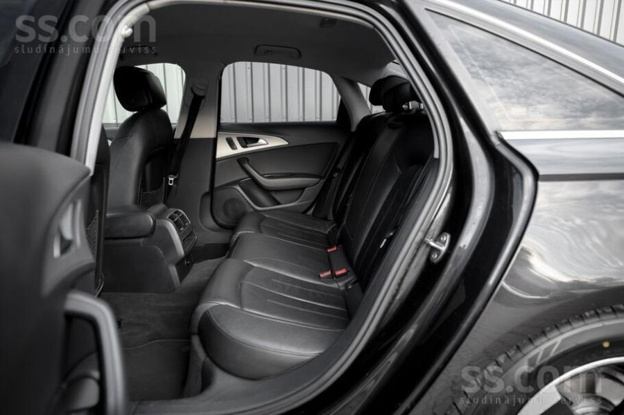 Black Audi A6 2012 in Talsi, with an engine capacity of 3.00 L and mileage of 300 thousand km for 9950 €, photo 11 on AUTOMOTO.COM.LV