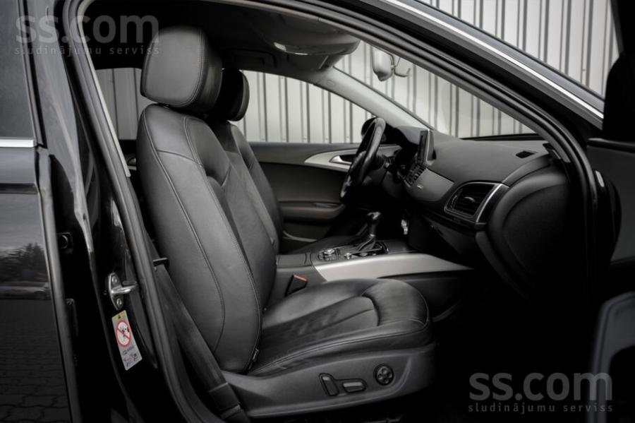Black Audi A6 2012 in Talsi, with an engine capacity of 3.00 L and mileage of 300 thousand km for 9950 €, photo 13 on AUTOMOTO.COM.LV