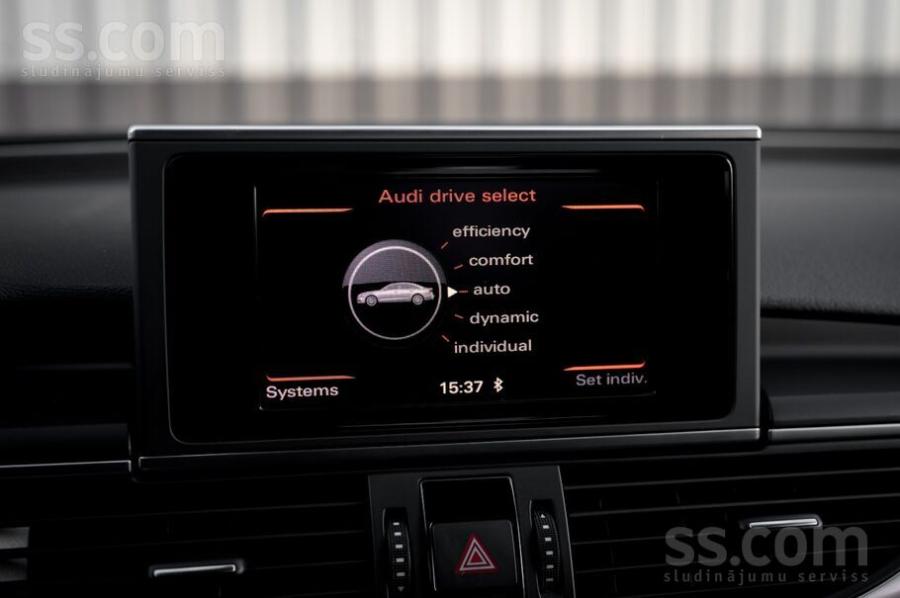 Black Audi A6 2012 in Talsi, with an engine capacity of 3.00 L and mileage of 300 thousand km for 9950 €, photo 26 on AUTOMOTO.COM.LV