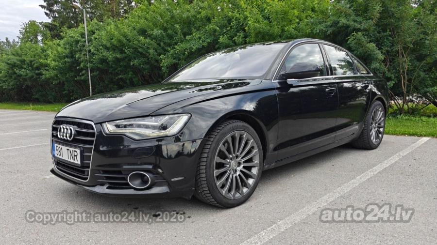 Black Audi A6 2012 in Tallinn, with an engine capacity of 3.00 L and mileage of 399 thousand km for 8200 €, photo 1 on AUTOMOTO.COM.LV