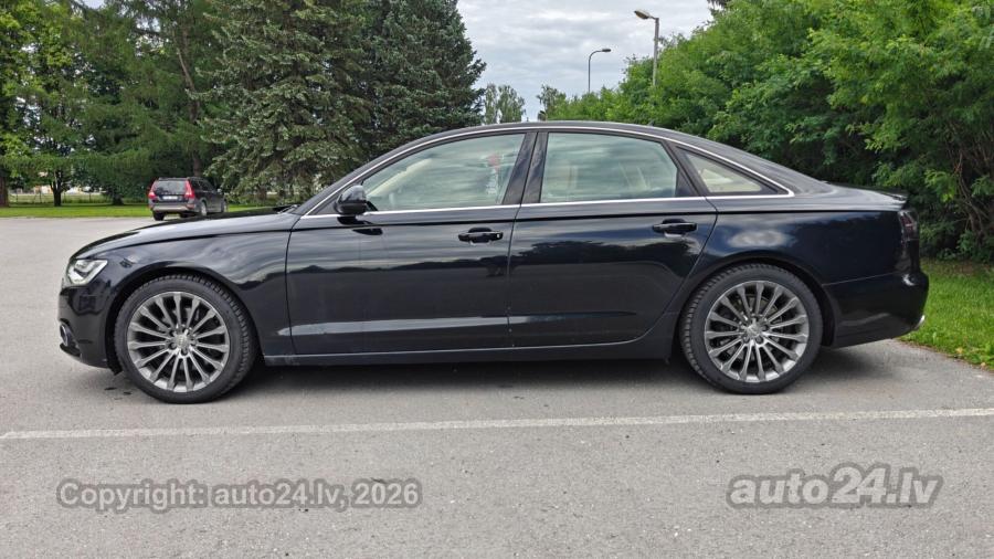 Black Audi A6 2012 in Tallinn, with an engine capacity of 3.00 L and mileage of 399 thousand km for 8200 €, photo 6 on AUTOMOTO.COM.LV