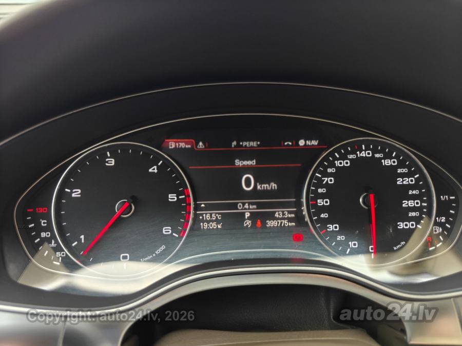 Black Audi A6 2012 in Tallinn, with an engine capacity of 3.00 L and mileage of 399 thousand km for 8200 €, photo 12 on AUTOMOTO.COM.LV