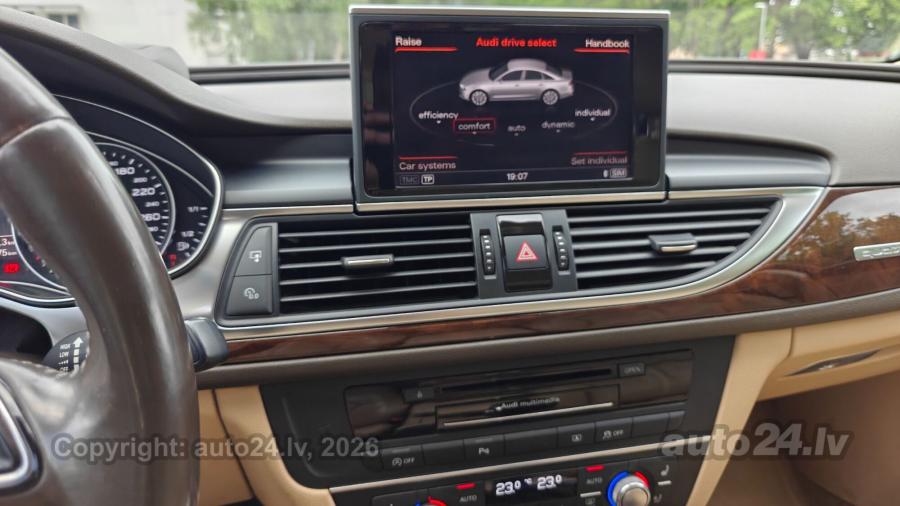Black Audi A6 2012 in Tallinn, with an engine capacity of 3.00 L and mileage of 399 thousand km for 8200 €, photo 13 on AUTOMOTO.COM.LV