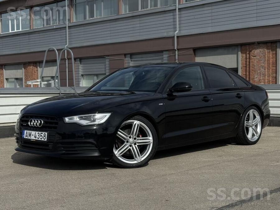 Black Audi A6 2012 in Riga, with an engine capacity of 3.00 L and mileage of 277 thousand km for 9990 €, photo 1 on AUTOMOTO.COM.LV