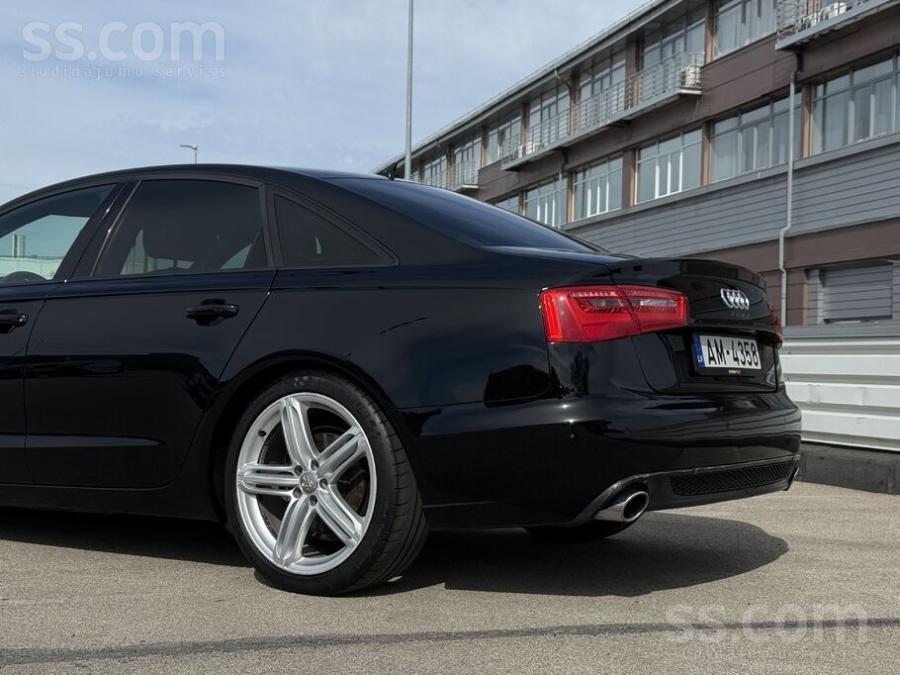 Black Audi A6 2012 in Riga, with an engine capacity of 3.00 L and mileage of 277 thousand km for 9990 €, photo 6 on AUTOMOTO.COM.LV