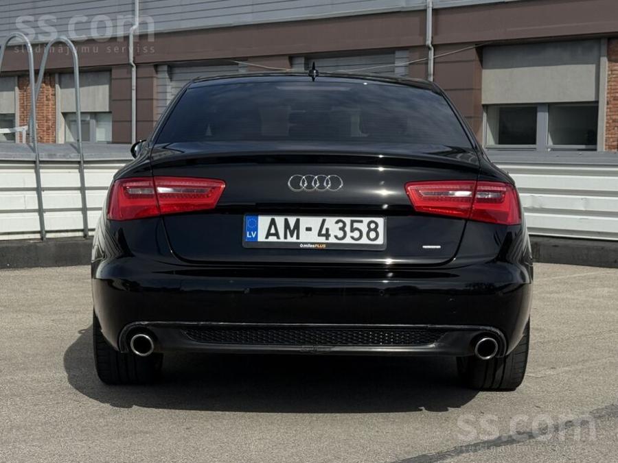 Black Audi A6 2012 in Riga, with an engine capacity of 3.00 L and mileage of 277 thousand km for 9990 €, photo 7 on AUTOMOTO.COM.LV