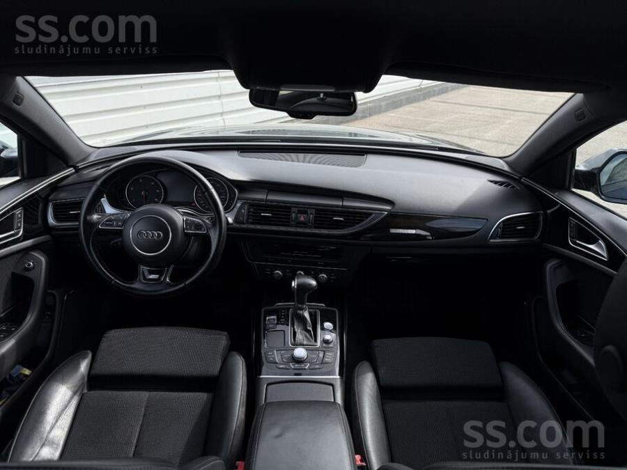 Black Audi A6 2012 in Riga, with an engine capacity of 3.00 L and mileage of 277 thousand km for 9990 €, photo 10 on AUTOMOTO.COM.LV