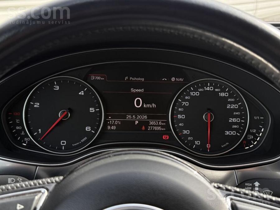 Black Audi A6 2012 in Riga, with an engine capacity of 3.00 L and mileage of 277 thousand km for 9990 €, photo 12 on AUTOMOTO.COM.LV