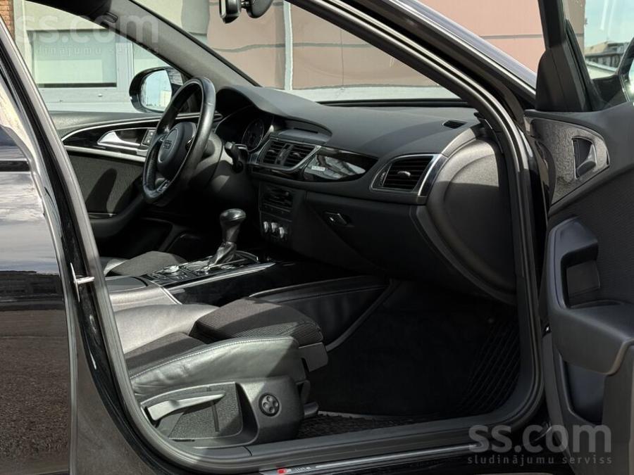 Black Audi A6 2012 in Riga, with an engine capacity of 3.00 L and mileage of 277 thousand km for 9990 €, photo 14 on AUTOMOTO.COM.LV