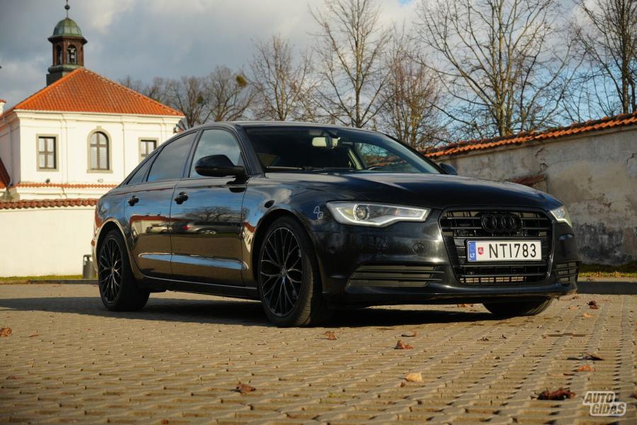 Melns Audi A6 2012 Kauņa, ar dzinēja tilpumu 3.00 L un nobraukumu 289 tūkst. km par 10600 €, foto 1 vietnē AUTOMOTO.COM.LV