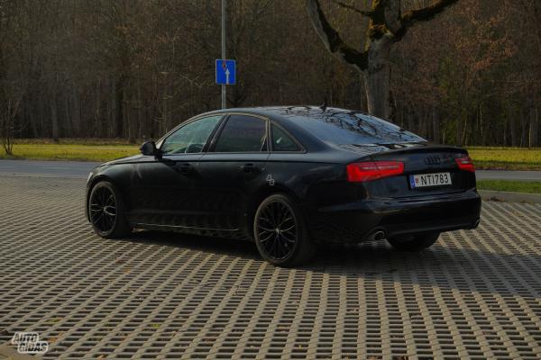 Black Audi A6 2012 in Kaunas, with an engine capacity of 3.00 L and mileage of 289 thousand km for 10600 €, photo 6 on AUTOMOTO.COM.LV