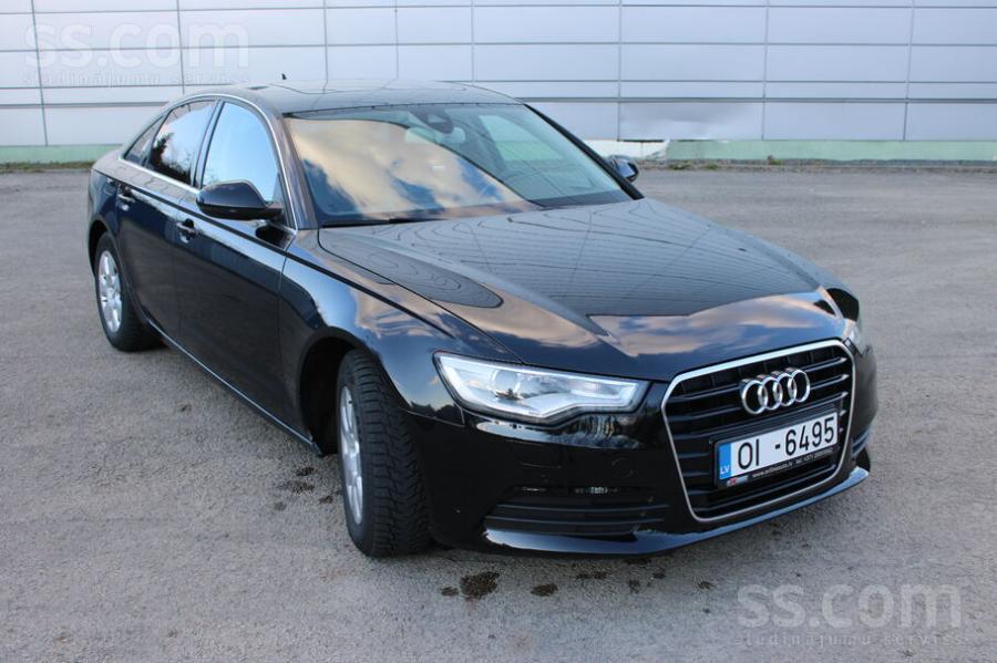 Black Audi A6 2012 in Riga, with an engine capacity of 3.00 L and mileage of 390 thousand km for 8000 €, photo 1 on AUTOMOTO.COM.LV
