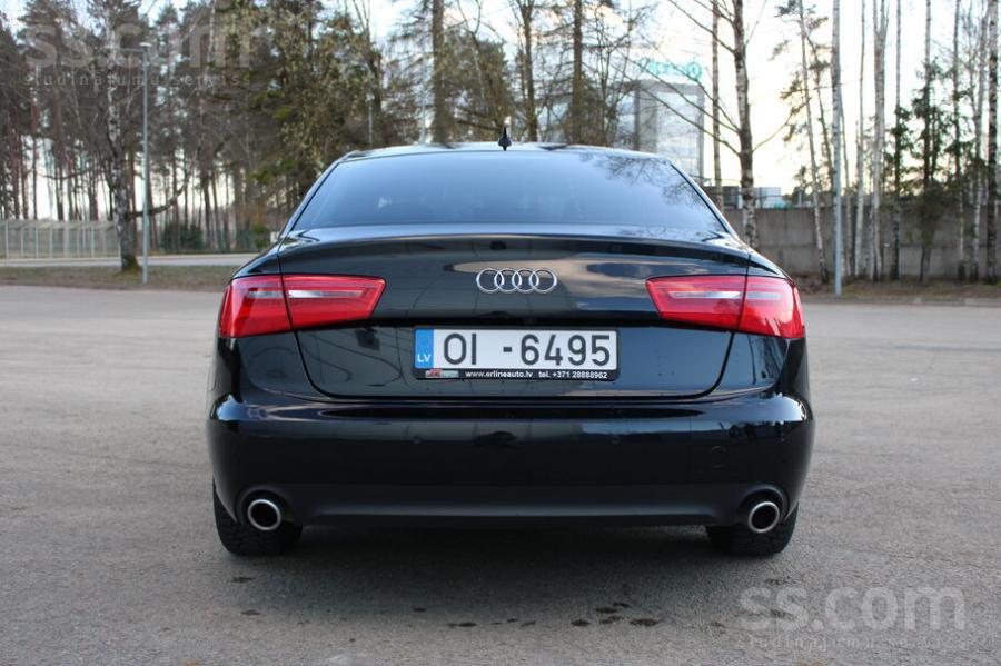 Black Audi A6 2012 in Riga, with an engine capacity of 3.00 L and mileage of 390 thousand km for 8000 €, photo 6 on AUTOMOTO.COM.LV