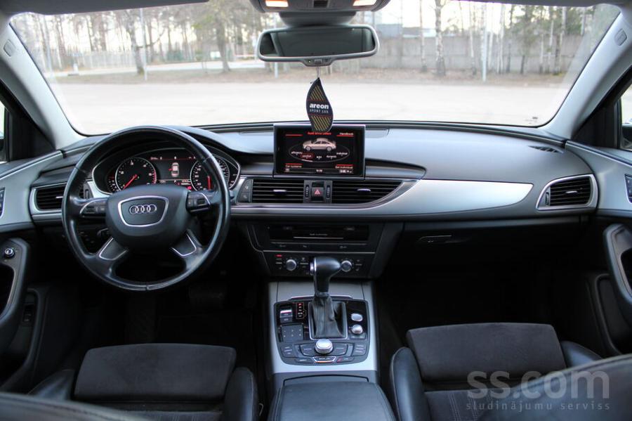 Black Audi A6 2012 in Riga, with an engine capacity of 3.00 L and mileage of 390 thousand km for 8000 €, photo 9 on AUTOMOTO.COM.LV