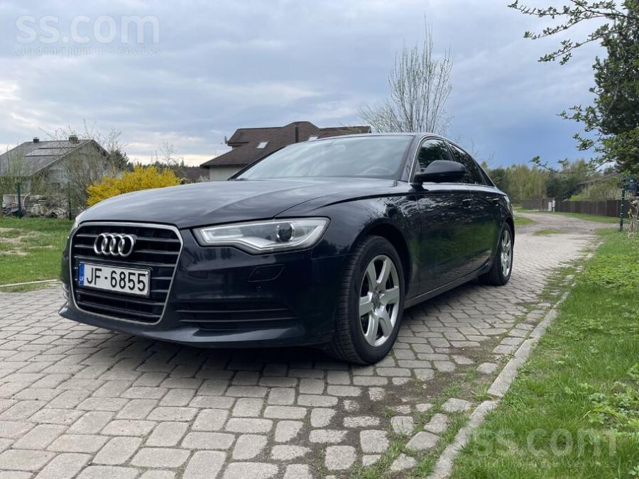 Black Audi A6 2012 in Riga, with an engine capacity of 3.00 L and mileage of 302 thousand km for 10500 €, photo 3 on AUTOMOTO.COM.LV