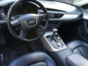 Black Audi A6 2012 in Riga, with an engine capacity of 3.00 L and mileage of 302 thousand km for 10500 €, photo 8 on AUTOMOTO.COM.LV
