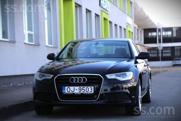 Black Audi A6 2012 in Riga, with an engine capacity of 3.00 L and mileage of 302 thousand km for 8495 €, photo 1 on AUTOMOTO.COM.LV