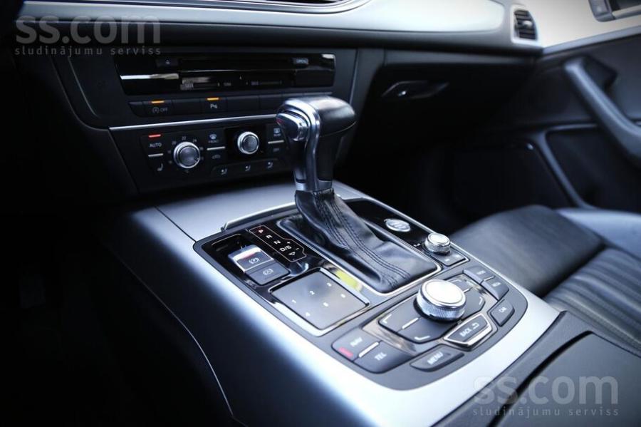 Black Audi A6 2012 in Riga, with an engine capacity of 3.00 L and mileage of 302 thousand km for 8495 €, photo 11 on AUTOMOTO.COM.LV