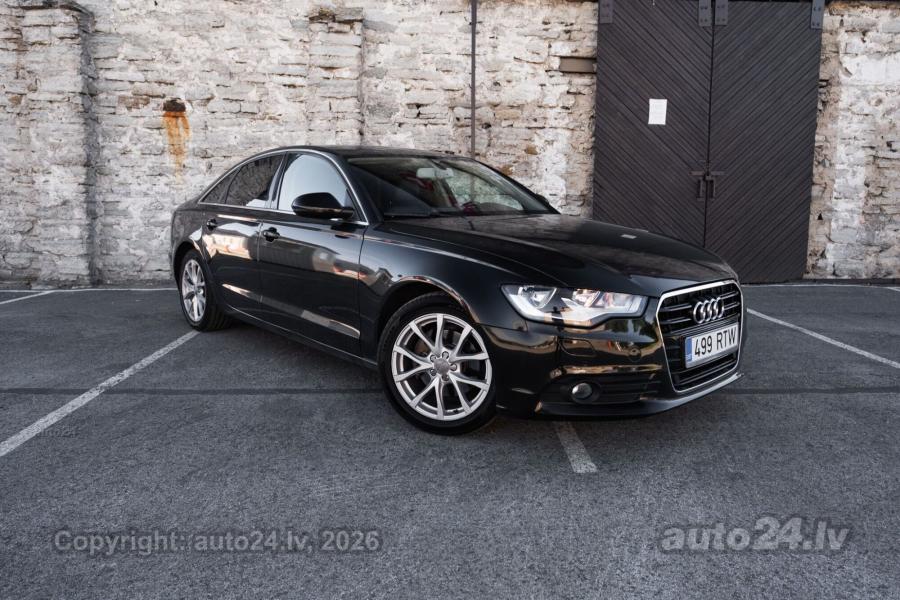 Black Audi A6 2012 in Tallinn, with an engine capacity of 2.00 L and mileage of 197 thousand km for 6499 €, photo 1 on AUTOMOTO.COM.LV